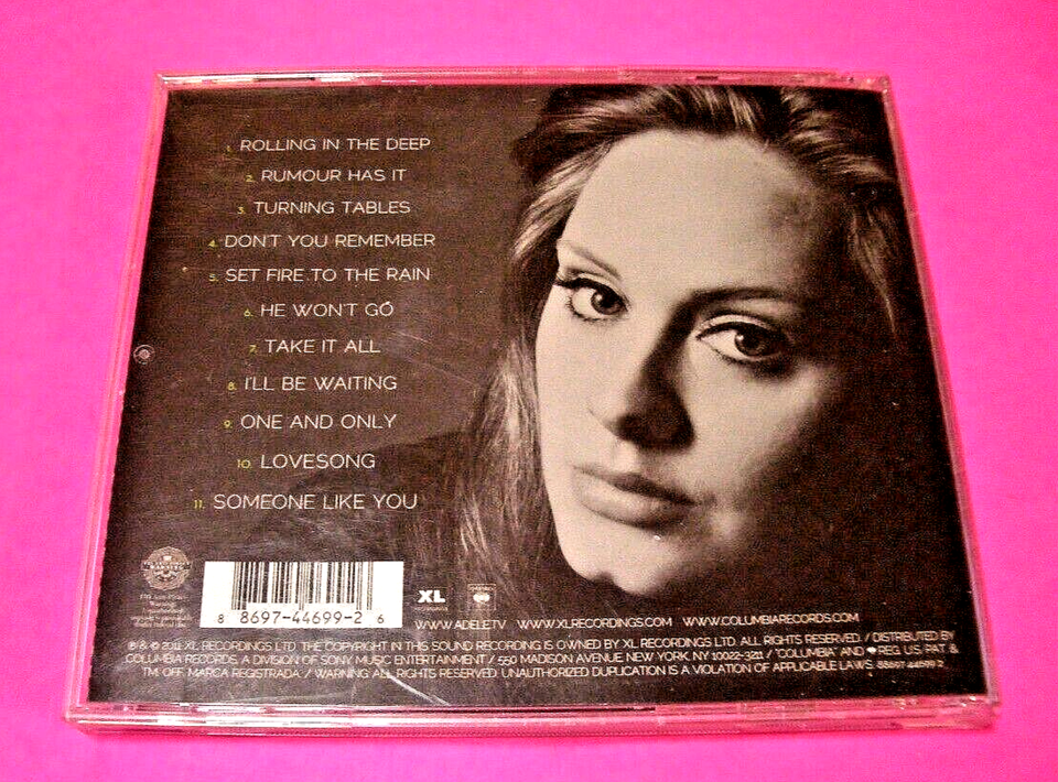 ADELE - 21 - CD - 2011 - XL RECORDINGS LTD. - VERY GOOD++ CONDITION 886974469926| eBay