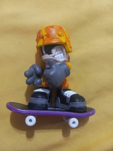 TECH DECK DUDES ORANGE HELMET MAGNETIC SKATE BOARD | eBay