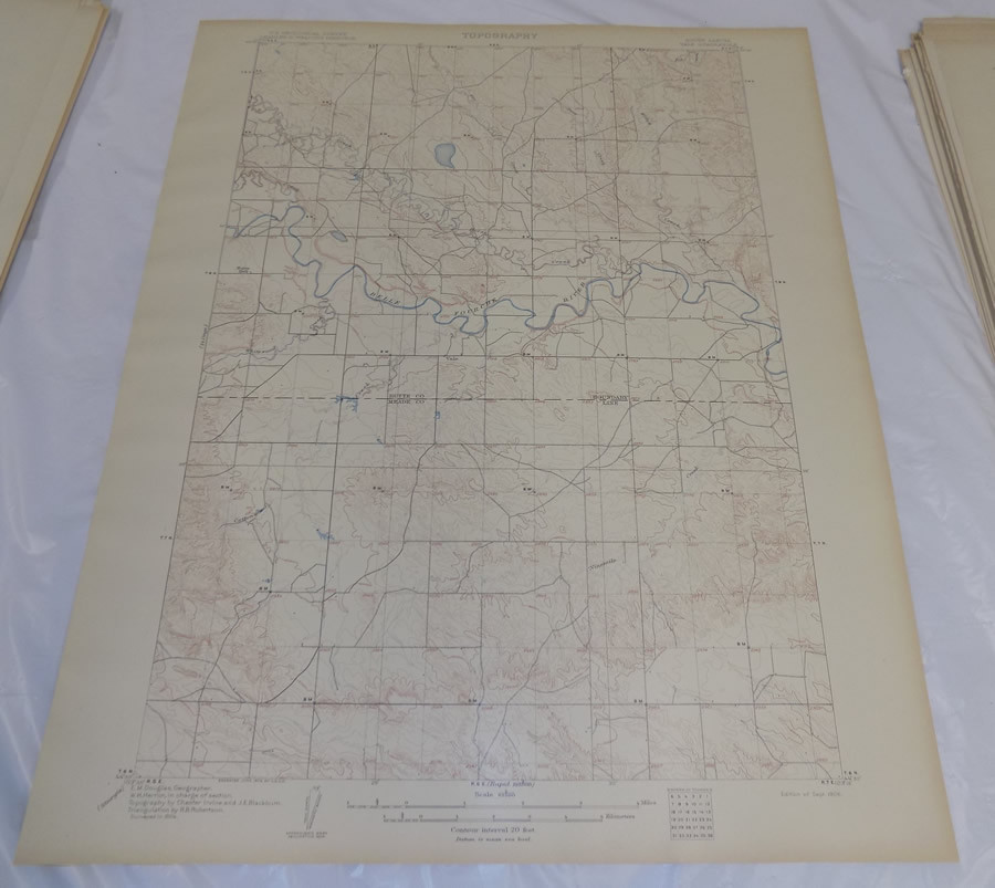 1906 Topographic Map of VALE QUADRANGLE, BUTTE/MEADE COUNTY, SOUTH ...