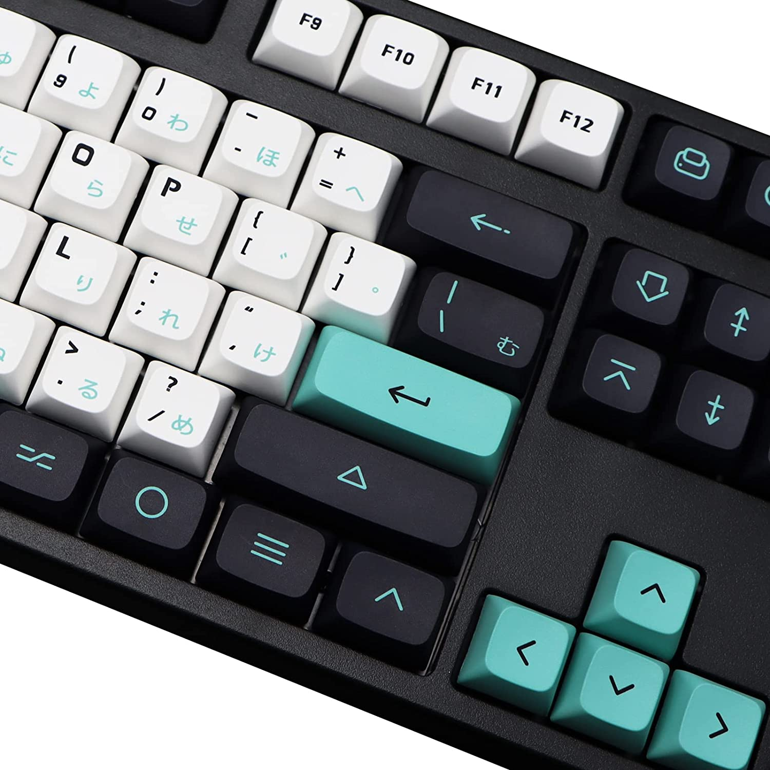 Light Cyan Keycaps 129 Set for Mechanical Keyboard, Custom PBT XDA ...