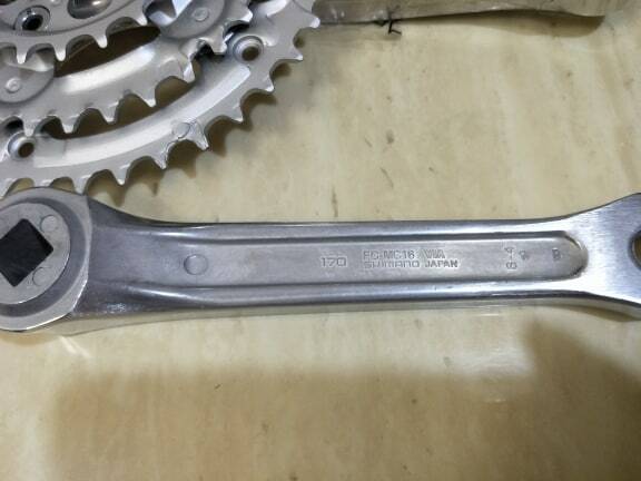 SHIMANO ALIVIO crank IG chain Mountain bike old school 170mm Made in ...