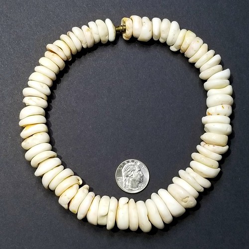 Large ROYAL HAWAIIAN PUKA SHELL NECKLACE MEASURES 16 INCHES LONG | eBay