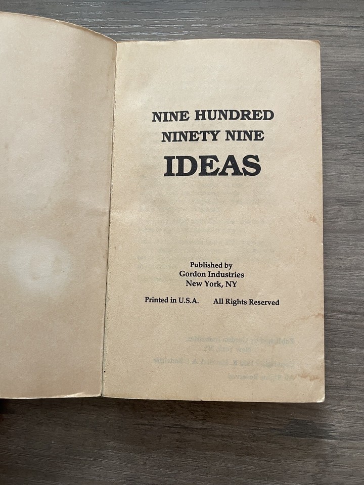 Fingerhut 1993 Nine Hundred Ninety Nine Ideas Hints Saving time And ...