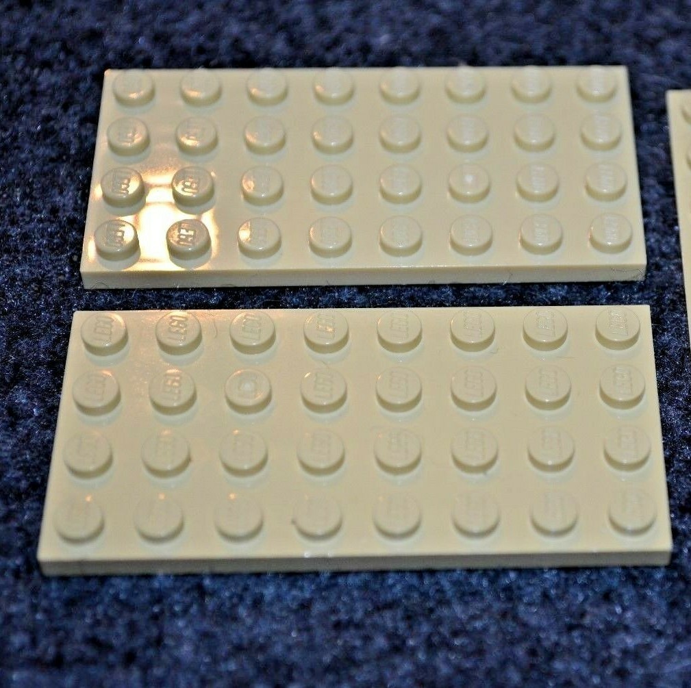 (2) 4x8 Tan (Sand) Lego Standard Plate Bricks - NEW Parts | eBay