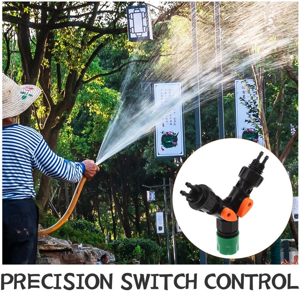 Garden Irrigation Water Distributor Faucet Adapter Connector Drip ...