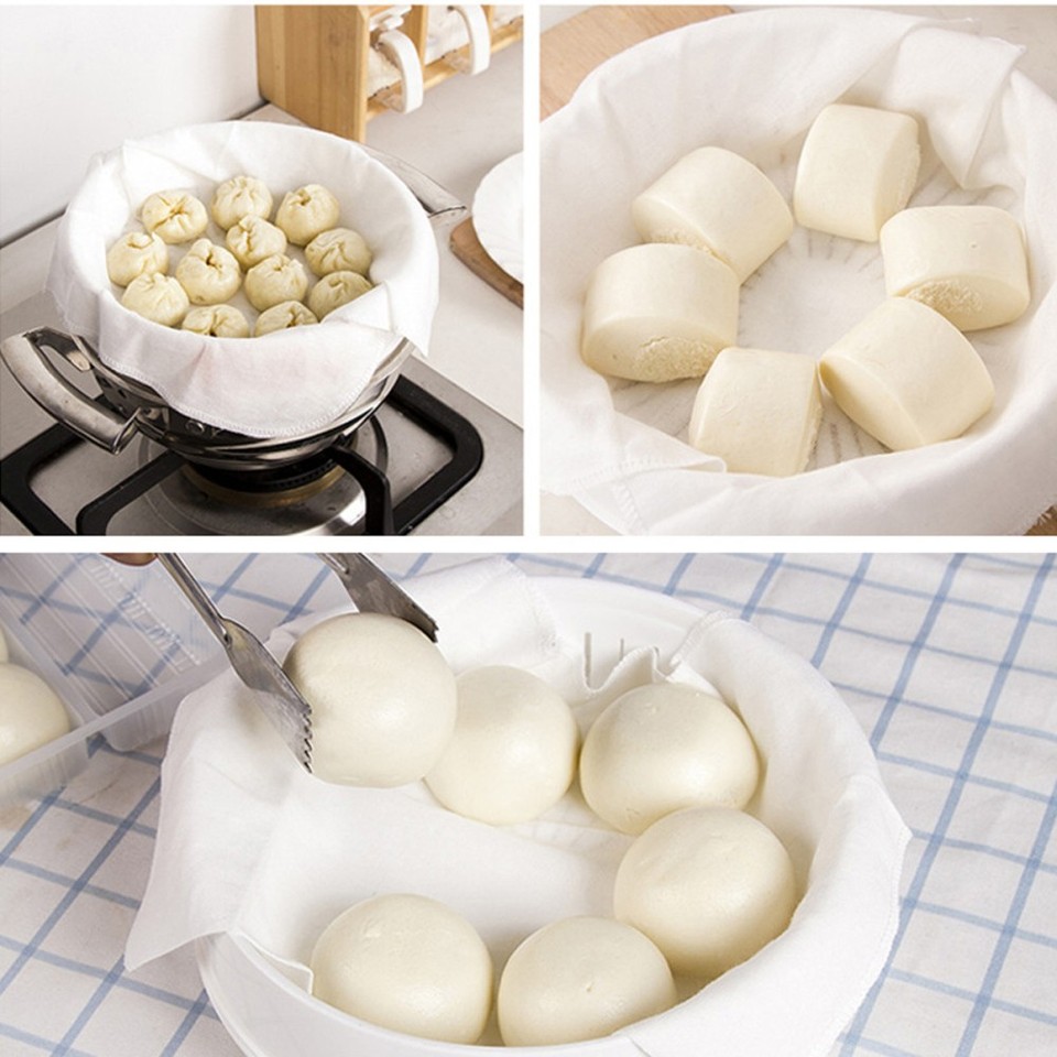 Baking Pastry Cloth Drawer Fabric Steamer Steaming Papers Cotton ...