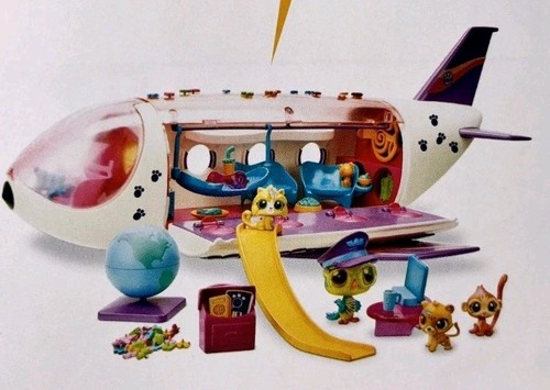 Hasbro Littlest Pet Shop Jet Airplane Playset New Without Box | eBay