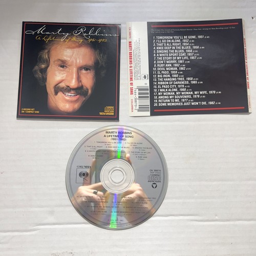 Marty Robbins – A Lifetime of Song 1951-1982 CD 1983 - CD & ARTWORK ...