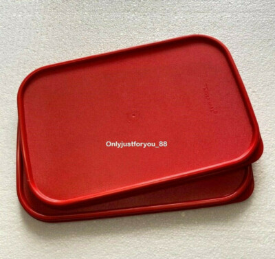 2 Tupperware Modular Mates Rectangular Seal Replacment Rectangle Lid ...