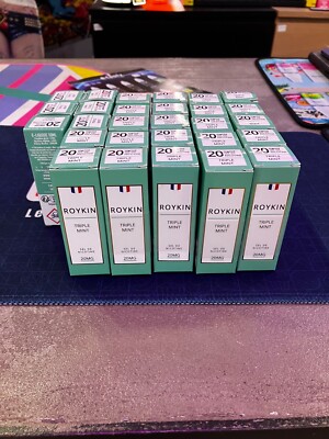 28 Sel de nicotine Roykin 20 mg triple mint legeremen alteré menthe chewing-gum | eBay