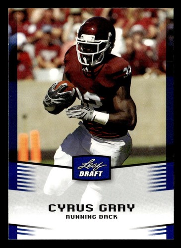 Cyrus Gray 2012 Leaf Draft Blue Card #10 Texas A&M | eBay