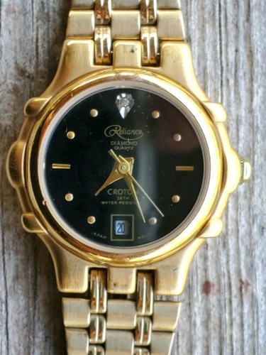 Vintage Reliance Aquamatic Croton Ladies Watch. Waterproof up to 100 ft ...