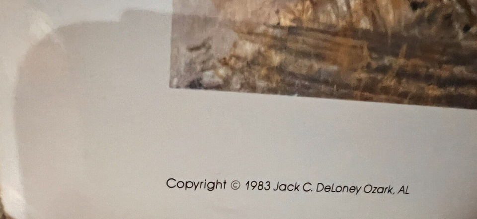 Jack Deloney Making Up Syrup Art Print Signed Numbered 200/950 Limited ...