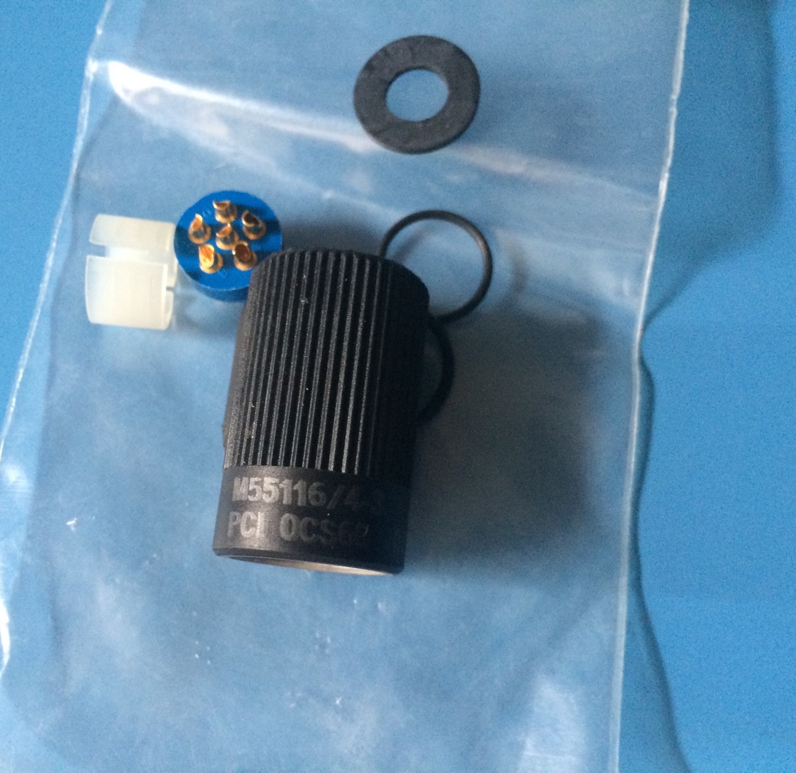 M55116/4-3 COOPER INTERCONNECT PCI 6 Pin Connector QPL MOD Audio M55116 ...