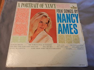 Portrait of Nancy, Folk Songs by Nancy Ames LP Liberty Records #LRP3299 ...