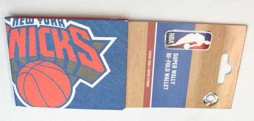 NBA SUPER WALLY BI-FOLD WALLET MADE OF DuPont Tyvek - NEW YORK KNICKS ...