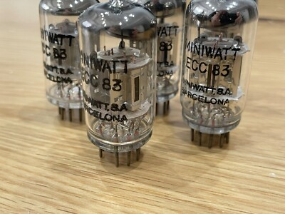 Miniwatt ECC83 valve / tube . New unused. Made in Barcelona 60's ...