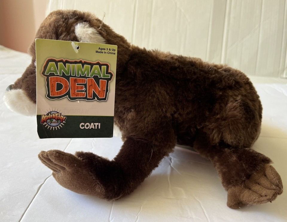 NWT Adventure Planet Plush Animal Den - COATI MUNDI stuffed animal ...