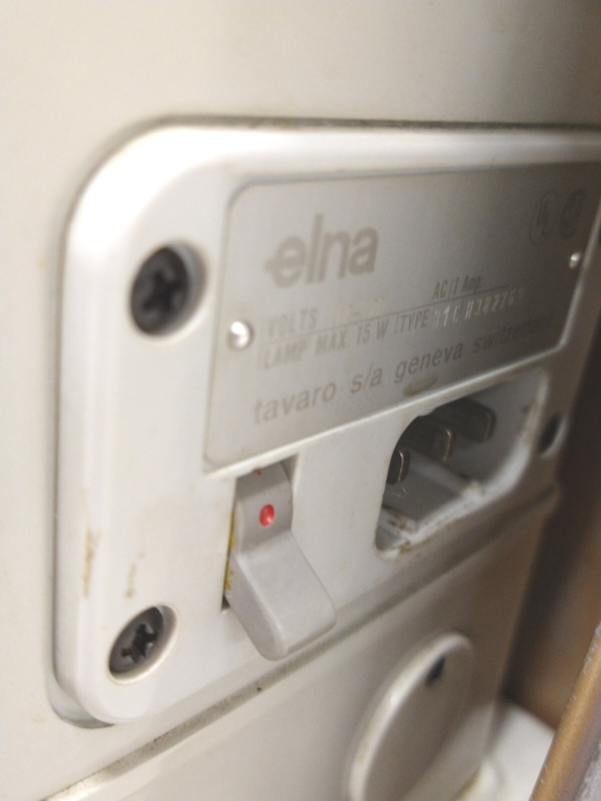 VIntage Elna Special Sewing Machine In Metal Case Tested Working May ...