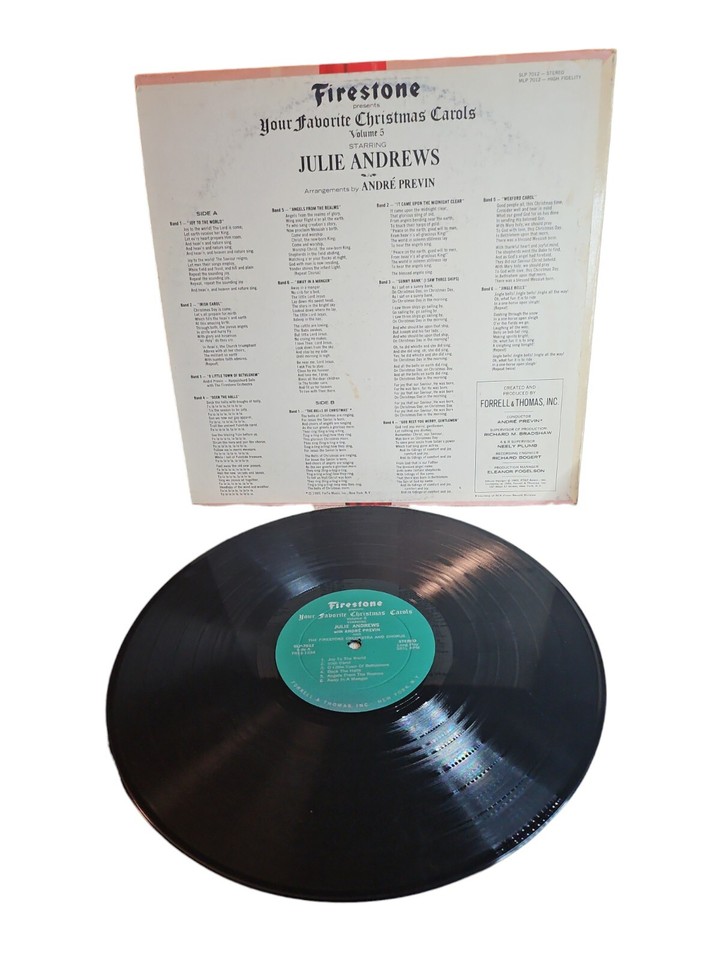 Julie Andrews - Your Favorite Christmas Carols Volume 5 (12” Vinyl LP ...