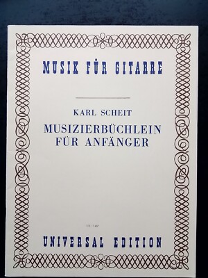 Musizierbüchlein FÜR Anfanger - KARL SCHEIT | eBay