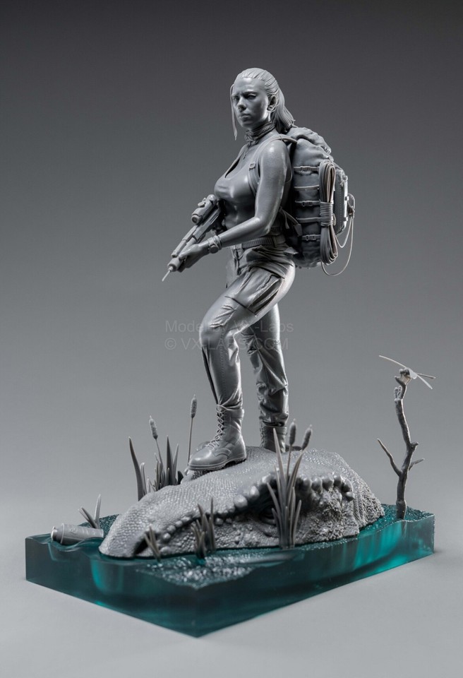 Zora Bennett Jurassic World Rebirth Statue 3D Print Unpainted ...