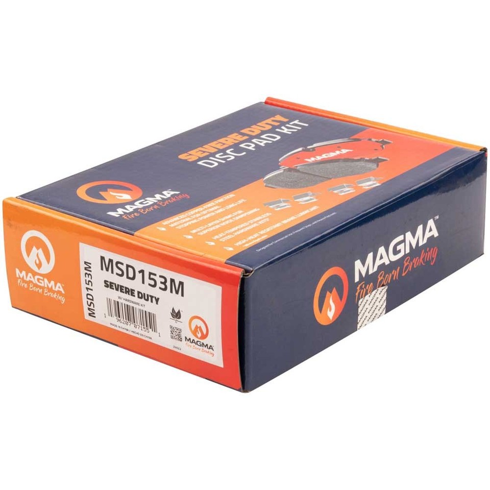 For Chevy P20 Workhorse FasTrack FT1601 1975-2023 Magma Front Brake Pad ...