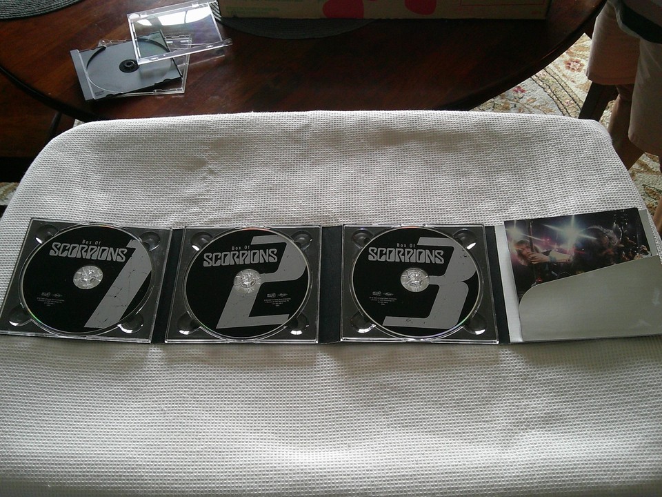 Scorpions: Box of Scorpions 3 CD Set, Heavy Metal, RARE | eBay