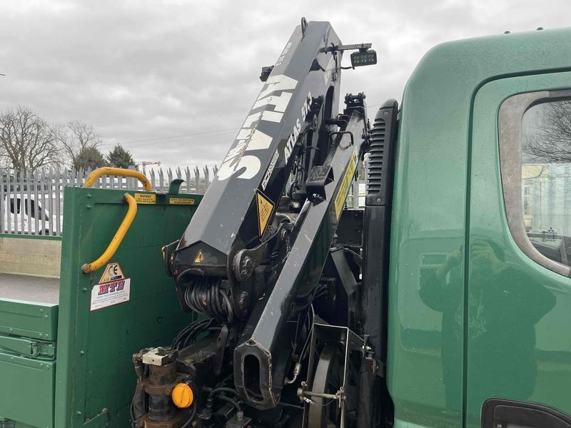 Mitsubishi Fuso Canter 7C15 - 2 TON ATLAS 57.3 CRANE SWB DROPSIDE 7.5 ...