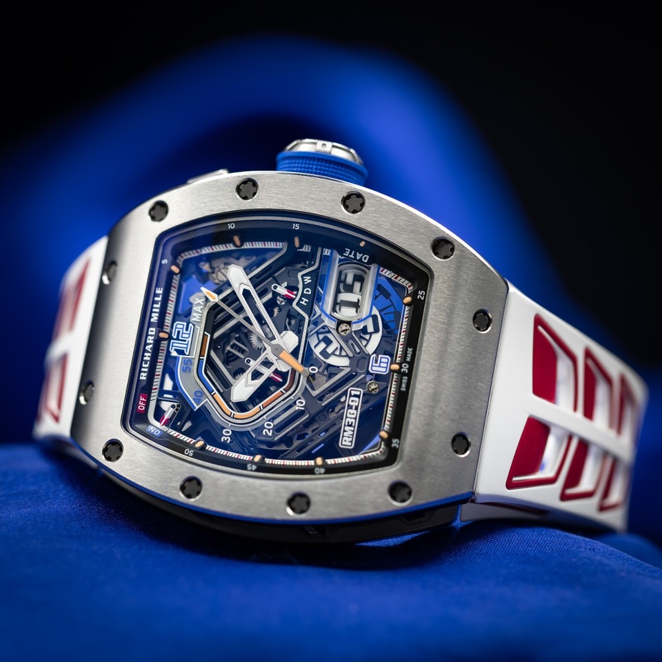 RICHARD MILLE RM30-01 Automatic Declutchable Rotor Titanium Skeleton ...