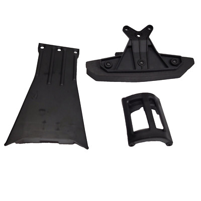 Fits Traxxas Drag Slash Front And Rear Bumper + Foam With Skid Plate ...