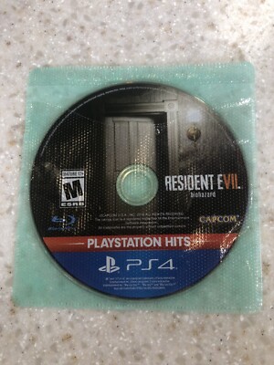 RESIDENT EVIL 7 BIOHAZARD disc PLAYSTATION 4 GAME PLAY STATION FOUR ...