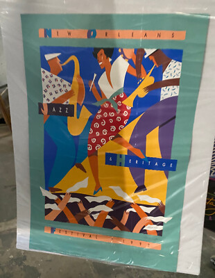 Jazz Fest 1992 Lithograph Signed and Numbered New Orleans NC0003 | eBay