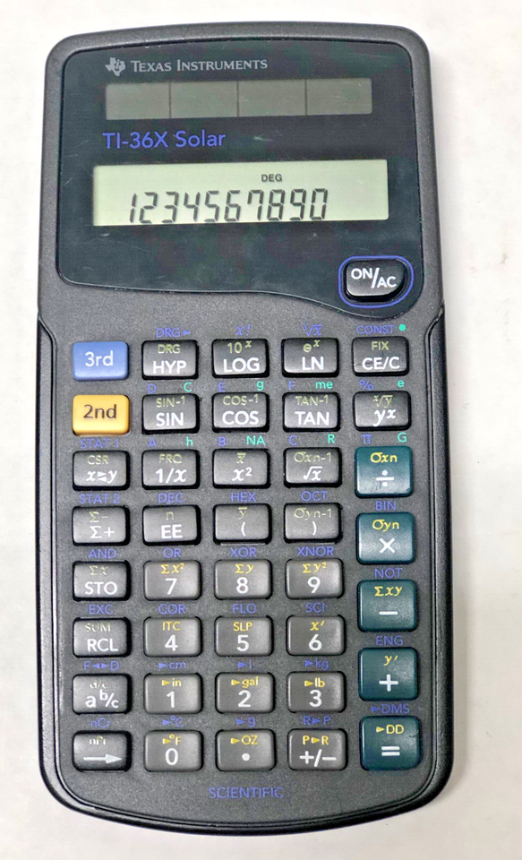 Texas Instruments TI-36X Solar Scientific Calculator | eBay