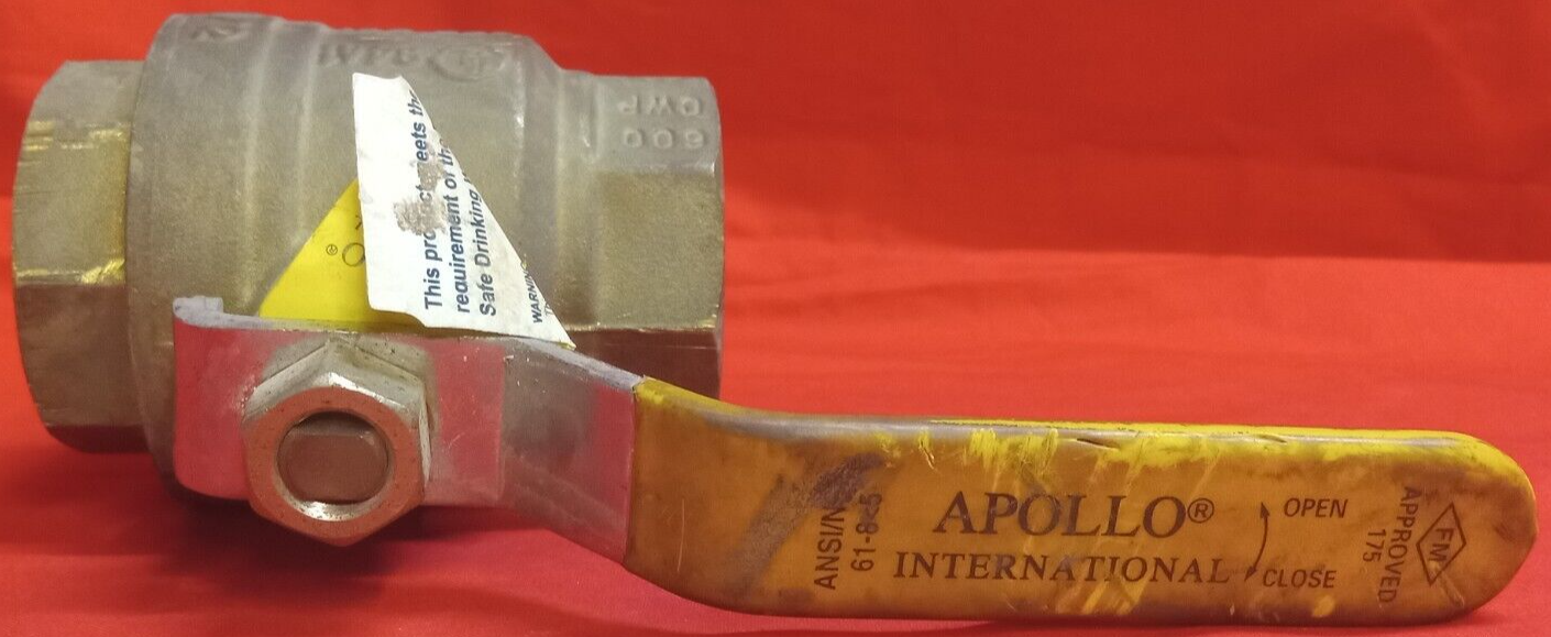 APOLLO 94A-107-01 STANDARD PORT BALL VALVE, 1-1/2" 250 PSI 600CWP | eBay