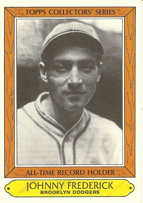 1985 TOPPS COLLECTORE SERIES JOHNNY FREDERICK BASEBALL CARD #12 | eBay