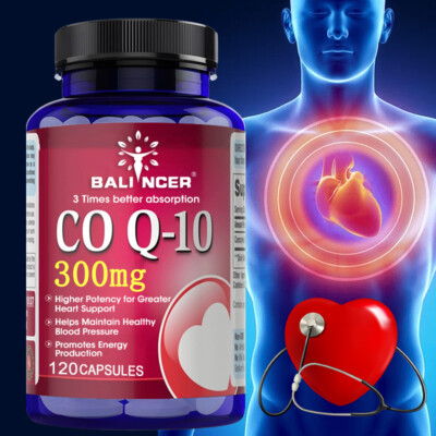 CoQ10 - Co Enzyme Pure Ubiquinone CQ10 Of Coenzyme Q10 300mg 30/60 ...