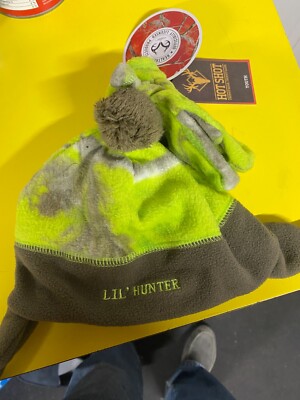 Lil Little Hunter Realtree Green Hat & Mittens, Toddler Boy's or Girls ...