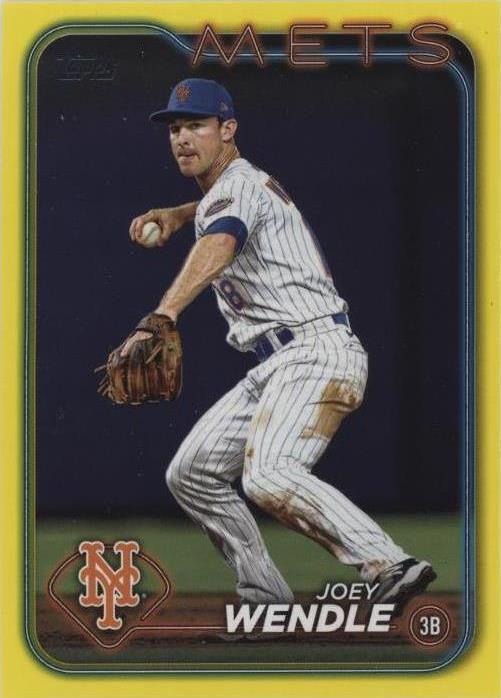 2024 Topps Series 2 - Joey Wendle #577 Yellow for sale online | eBay