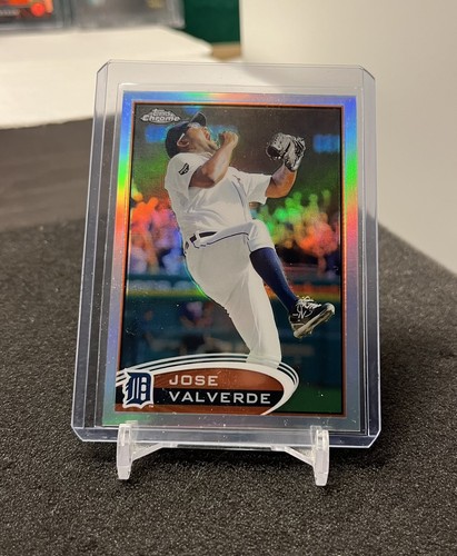 Jose Valverde 2012 Topps Chrome card 16 Detroit Tigers Refractor | eBay