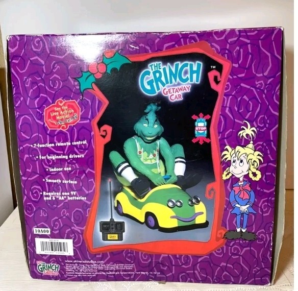 Dr Suess How The Grinch Stole Christmas Getaway Car RadioShack RC ...