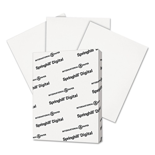 Springhill 015101 Digital Index White Card Stock 90 lb 8 1/2 x 11 250 ...