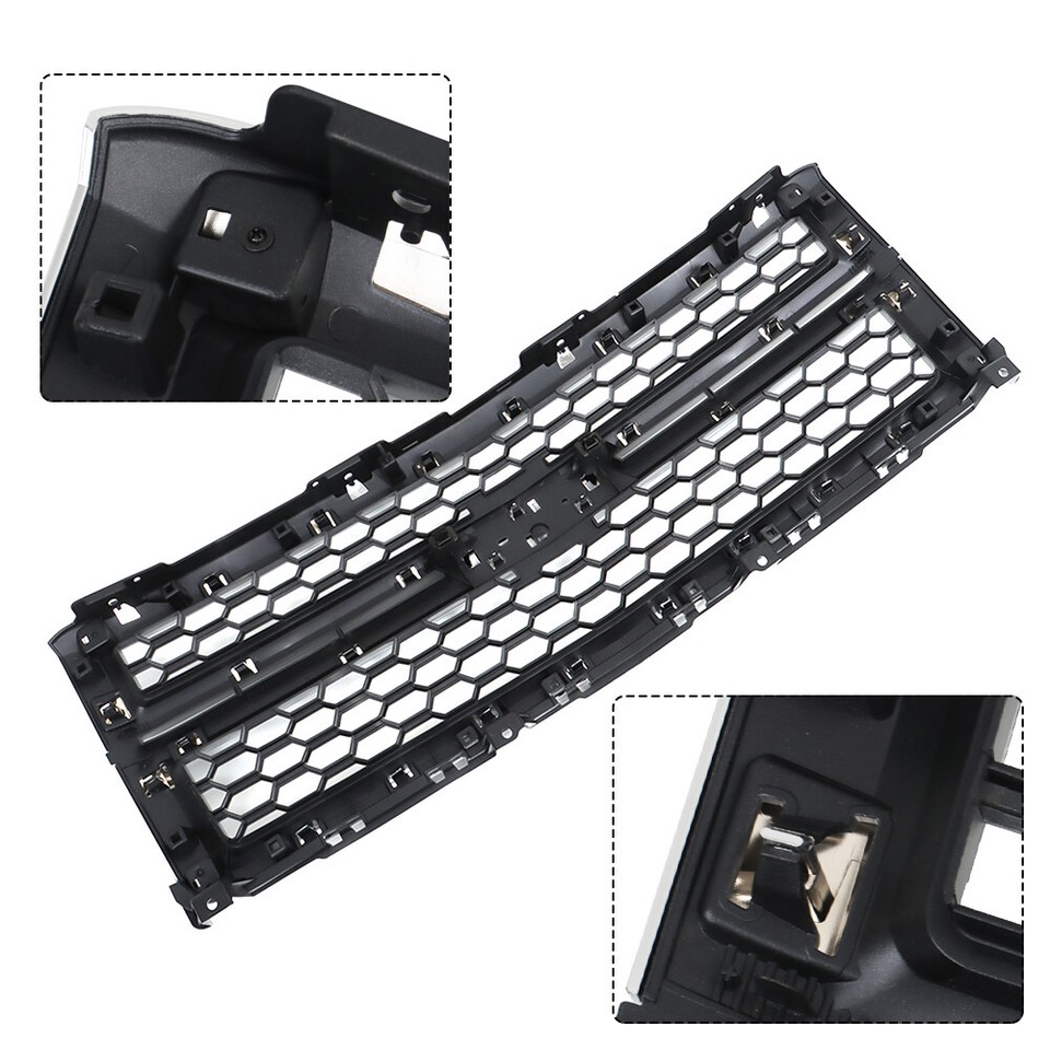 For 2014-2015 Chevrolet Silverado 1500 Front Grille Honeycomb Chrome ...