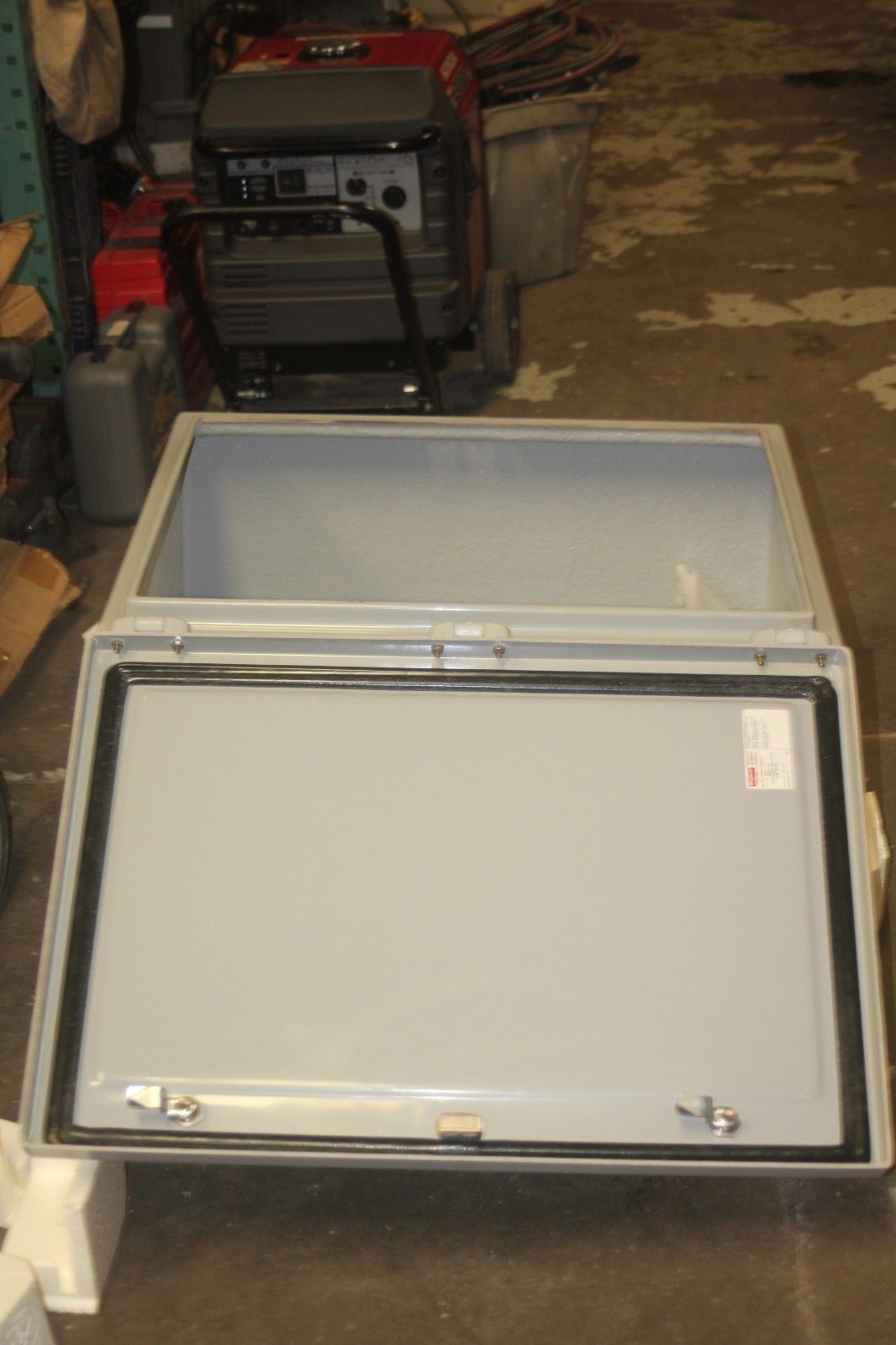 Hoffman A30H2412GQRLP Fiberglass Wall Mount Enclosure 30x24x12 Hinged ...