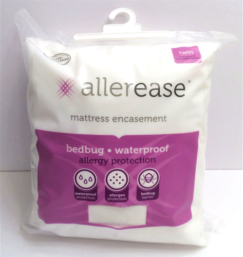 Allerease Twin Mattress Encasement White Sealed 39" x 75" 22415044202 | eBay