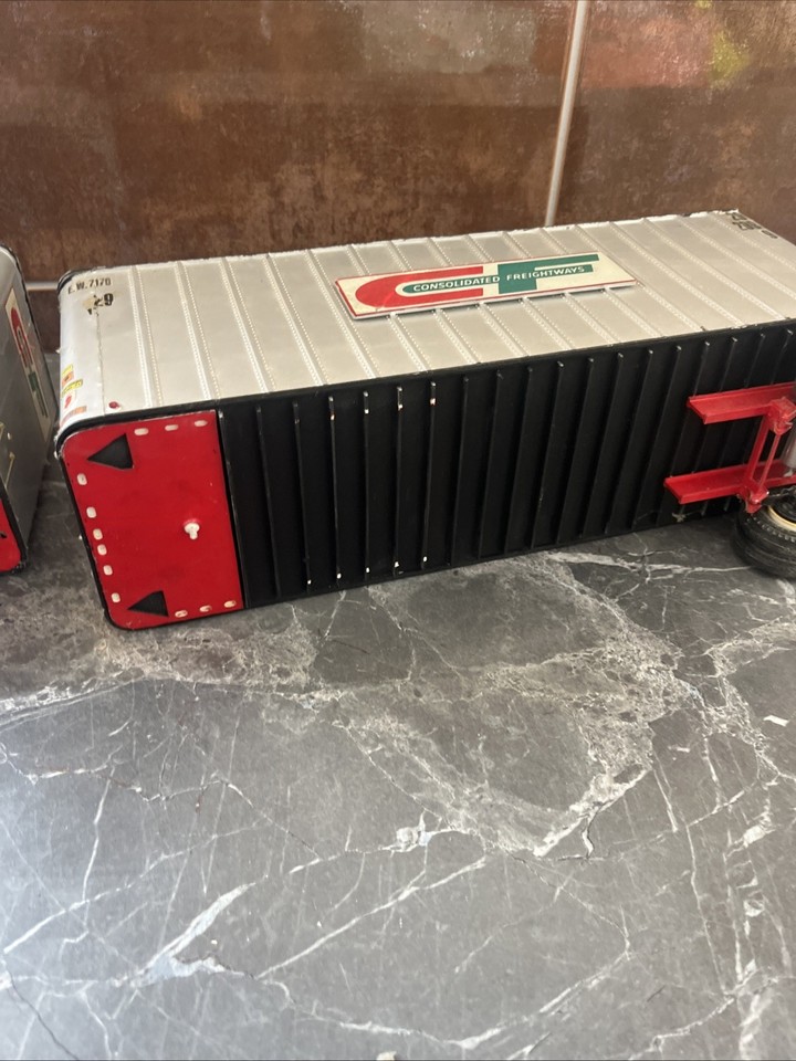 Vintage Consolidated Freightways Japan Friction Tractor Trailer - Used ...