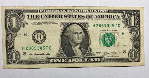 $1 Scrambled/Broken Ladder Fancy Serial Number | eBay
