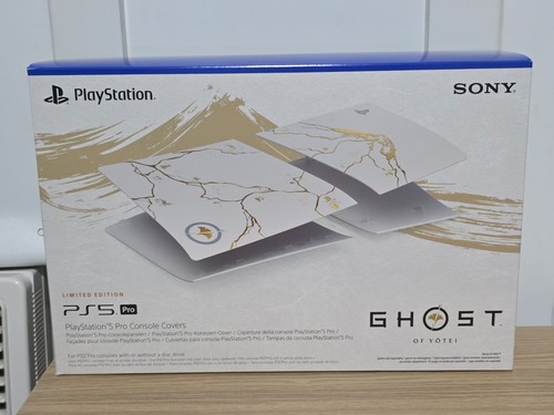 PS5 PlayStation 5 Pro Console Covers Plates Ghost of Yotei Gold Limited ...