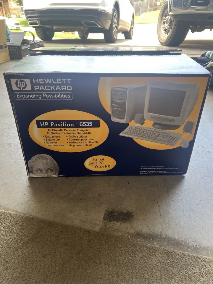 BRAND NEW IN BOX Vintage HP Pavilion 6535 Desktop Computer Celeron ...