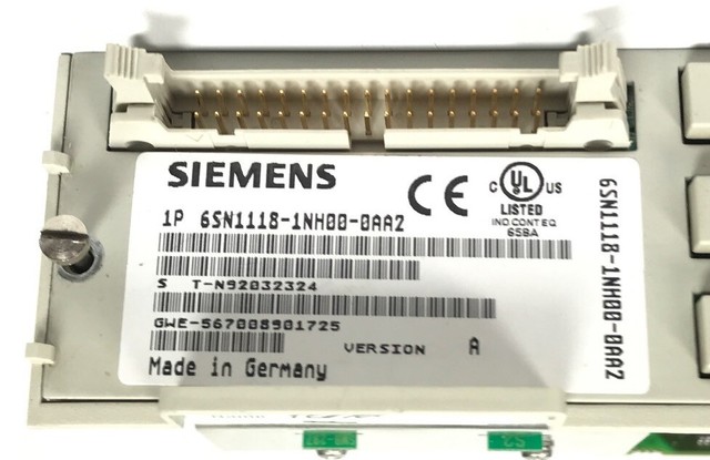 Siemens Simodrive 611u Regeleinschub 6sn1118-1nh00-0aa2 for sale online ...